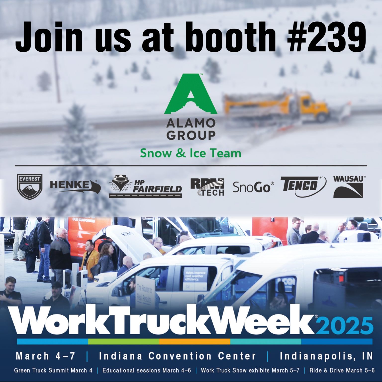 Meet the Alamo Group Snow & Ice Team at Work Truck Week 2025 - Tenco